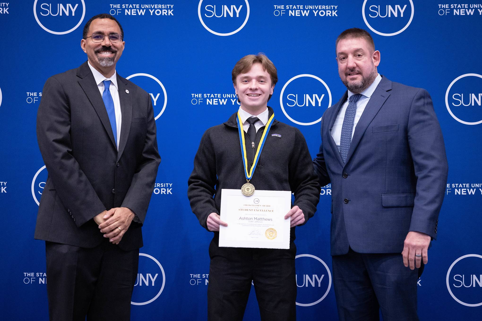 Students Receive 2024 SUNY Chancellor’s Awards for Excellence